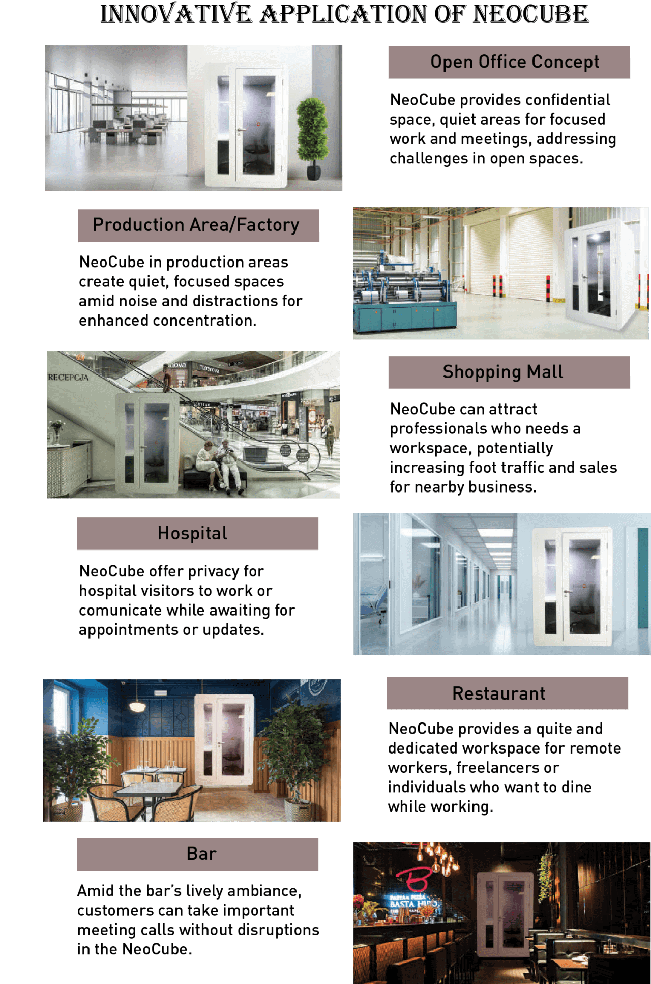 NeoCube Office Private Pod - Neosys Singapore