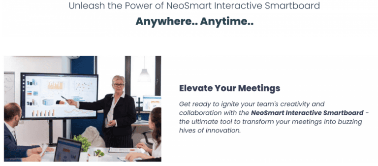 NeoSmart Interactive Smartboard - Neosys Singapore